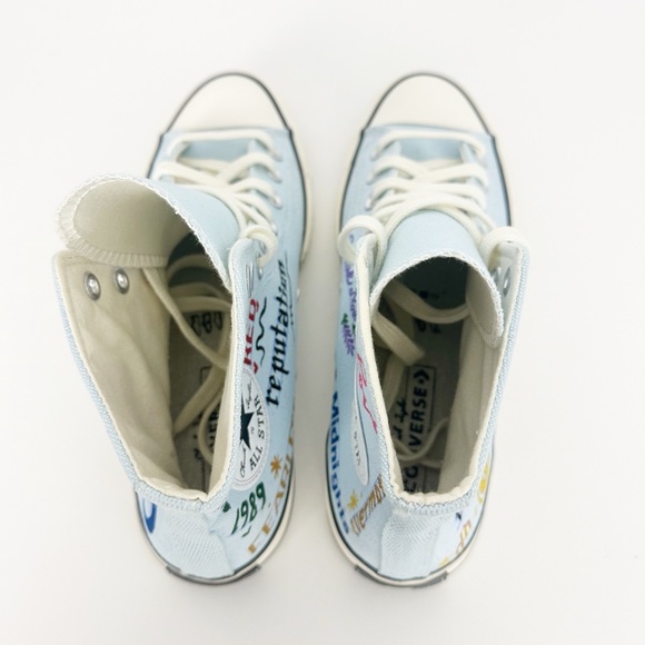 Converse | Shoes | Converse Taylor Swift High Top Custom Painted ...
